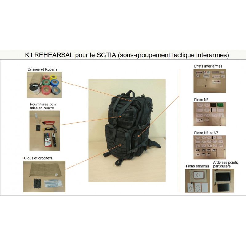 Kit CAS DFCU REHEARSAL caisse à sable