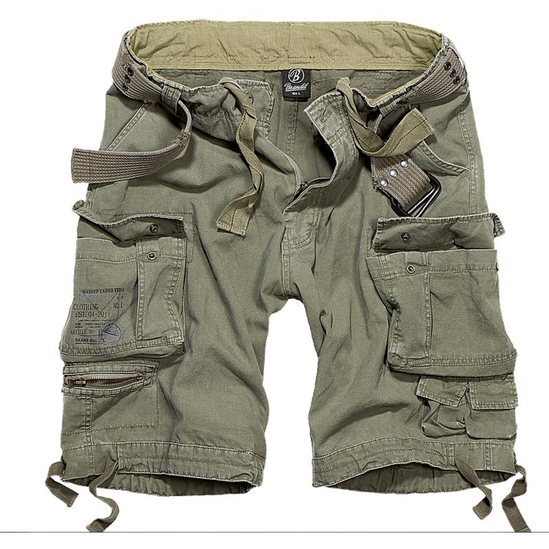 Short Military Brandit Savage Kaki - Surplus Militaire